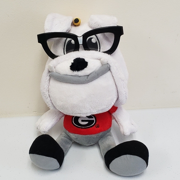 Toys | Georgia Bulldogs Study Buddy Bulldog Mascot Glasses Pencil ...